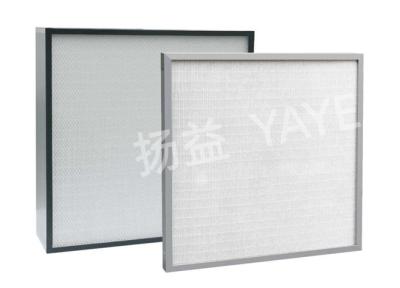 Ruffled High-Efficiency Air Filter With Aluminum Plate Frame For Clean Rooms Ventilation System Ultra