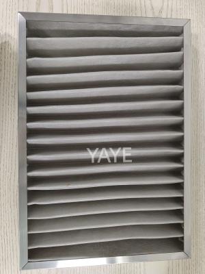 China Durable High Temperature Air Filter Metal Mesh Type Providing Semi Permanent Washable Air Filtration Solution Suitable For Harsh Weather for sale