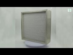 0.3um deep pleated hepa filter 100 grade high efficiency hepa filter
