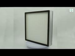 low resistance mini pleat hepa filter for ahu hvac system high efficiency