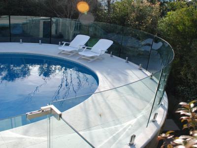 China Spigots glass railing frameless glass spigot glass clamp railing for pool fence for sale