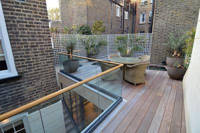 China Terrace design aluminum u base channel glass railing/ glass balustrade for sale