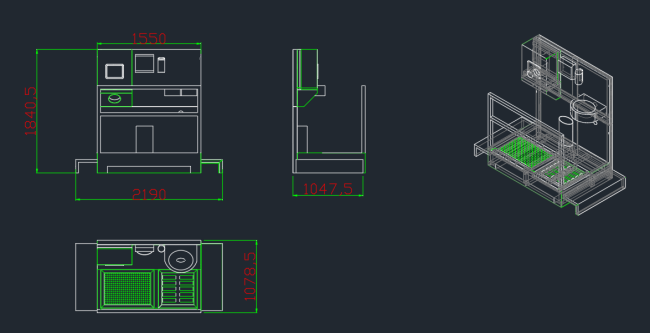 ZT-701 Tripod Turnstile Technical Diagram