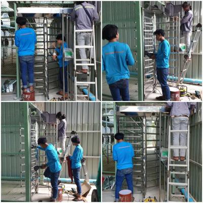 China 304 Stainless Steel Biometric Automatic Security Gates Full Body Turnstile for sale