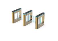 China 304SS Pedestrian Swing Turnstile Gate Passage Width 550mm for sale