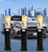China Retractable Ss 201 Hydraulic Rising Bollard Smooth And Efficient Lifting for sale