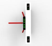 China Fingerprint Control Tripod Gate Security In One Elegant Design for sale