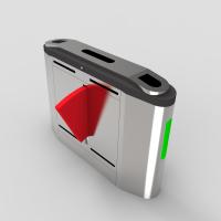 China Airport Security Flap Barrier Turnstile Swing Gate Face Recognition Parking Qr Code for sale