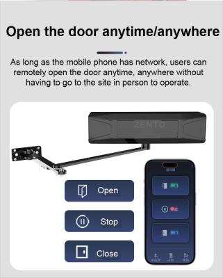 China ZENTO Heavy Duty Swing Door Operator 40W Motor Power F Level 155°C Thermal Protection 350kgs Max Weight for Commercial for sale