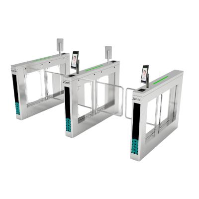 China Zento Space-Saving Swing Gate Turnstile with 0.8s Fast Passage 99.9% Accurate Recognition and 360° Safety Protection for sale