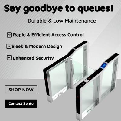 중국 ZT-948 보행자 접근 속도 경로 회전관 게이트 및 엘리베이터 제어 연결 솔루션 판매용