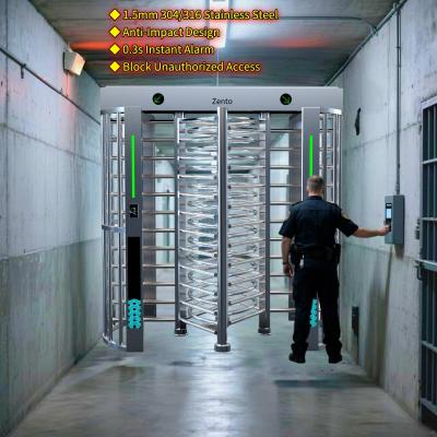 중국 ZT-826 전신형 회전식 게이트 양방향 출입 통제 판매용