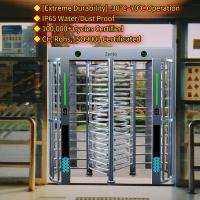 China ZT-826 Full Height Turnstile Gate Bidirectional Access Control for sale
