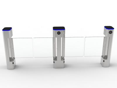 China Stainless Steel Swing Barrier Turnstile with RS485/TCP/IP for sale
