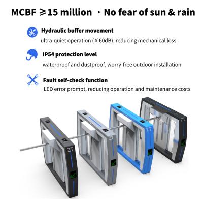 China Full Automatic Double Arm Tripod Turnstile Gate with RS485 Communication AC 220V/110V and 30-45 Persons Per Minute Capacity for sale