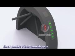 自動電子3アームターンスタイル アクセス制御 カードリーダー付きターンスタイルゲート