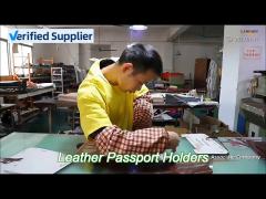 customizable pu leather passport holders luxury style travel luggage tag sets