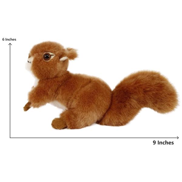 Quality Lifelike Realistic Fur Squirrel Stuffed Animal Cute Squirrel Model Plush Toy for sale