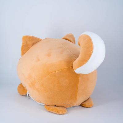 中国 柔らかいスパンデックス 毛布 コルギー 枕 詰め物 動物 毛布 玩具 可愛いデザイン 販売のため