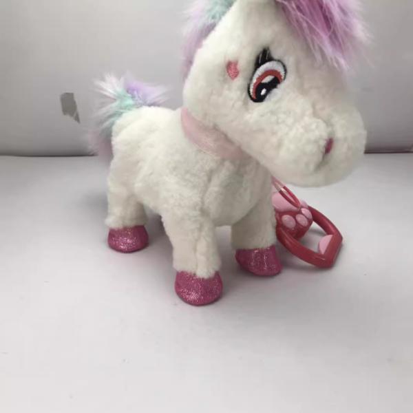 Stuffed Animal Electric Interactive toys Horse Singing Walking Toy for Childrens Gift