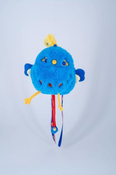 Quality Custom Size Cute Stuffed Animals Museum Co Creation Kingfisher Phoenix Plush for sale