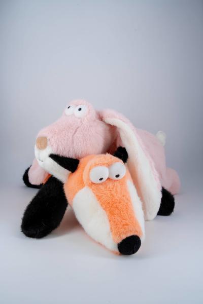 Quality Factory OEM Custom Supplier Soft Fox Plush Toy Ultra-Soft Huggable Stuffed for sale