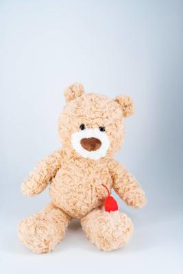 China Valentijnsdag Khaki Teddy Bear met Hart Pocket Uniek Design Plush Toy Te koop