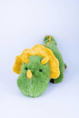 Cina Basso MOQ Dinosauro Verde Animali Stuffati Giocattoli Custom Soft Plush Fabbrica in vendita
