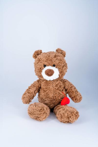 Quality PP Cotton Plush Teddy Bear Toys Stuffed Animal With Falling Heart For Valentines for sale
