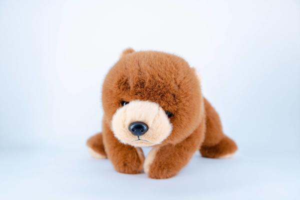 Quality Cute Plush Bear Soft Toy Creative Small Brown Bear Stuffed Animal CPC CE UKCA for sale