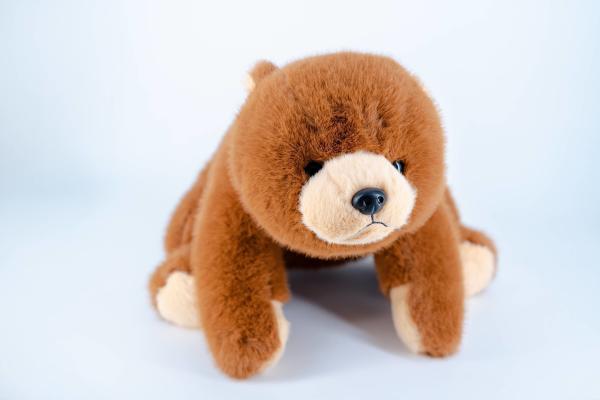 Quality Cute Plush Bear Soft Toy Creative Small Brown Bear Stuffed Animal CPC CE UKCA for sale
