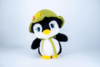 China Custom Color Stuffed Penguin Plush Doll Toys Eco Friendly With Interchangeable Hats for sale