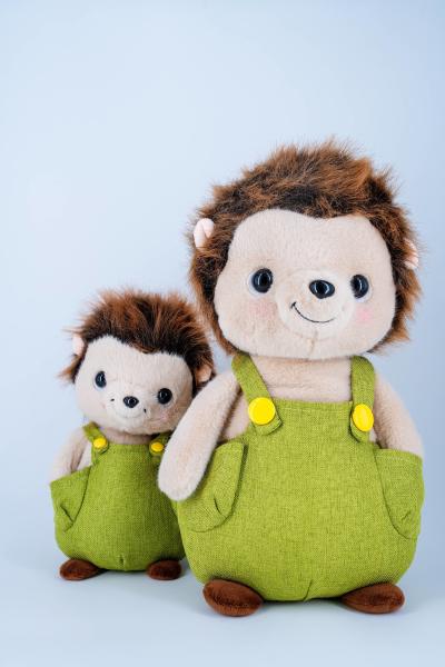 Quality Customsized Logo Hedgehog Soft Toy Cuddly , Hedgehog Plush Stuffed Animal For for sale