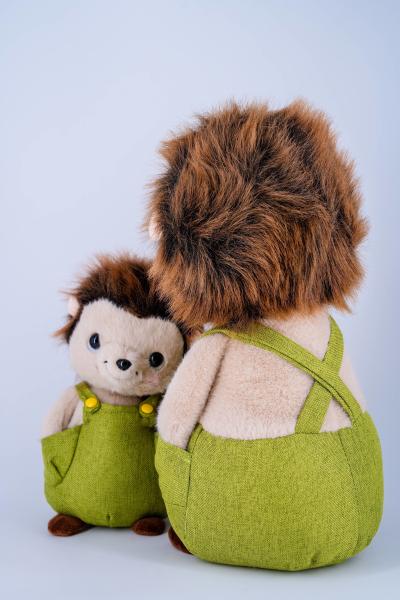 Quality Customsized Logo Hedgehog Soft Toy Cuddly , Hedgehog Plush Stuffed Animal For for sale