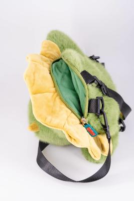 China OEM ODM Plush Backpack Dinosaur Image With Adjustable Shoulder Strap for sale