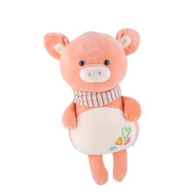 China 35cm Pink Cute Pig Plush Toys Soft And Cuddly Anxiety Gift Soft Piggy Stuffed Animals for sale