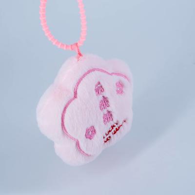 Cina Kawaii rosa fiore piumini chiaviera adorabile fiore ripiena chiaviera giocattolo taglia personalizzata in vendita