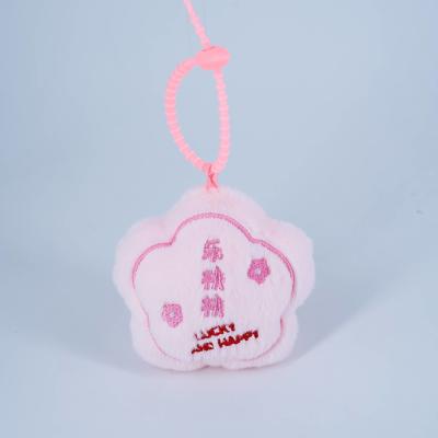 Cina Kawaii rosa fiore piumini chiaviera adorabile fiore ripiena chiaviera giocattolo taglia personalizzata in vendita