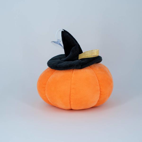 Quality 30cm Cute Halloween Soft Pumpkin Plush Toy With Black Hats Festival Decorations for sale