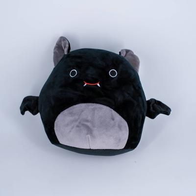 China PP Cotton Black Cat Halloween Plush Toy With Soft Wings Customizable Design for sale
