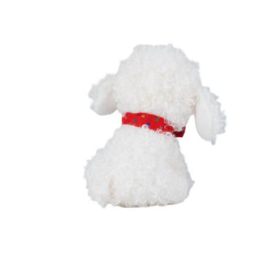 China 23cm Super Kawaii Simulação Brinquedos Recheados Adorável Teddy Bear de Plush Cão Com Arco à venda