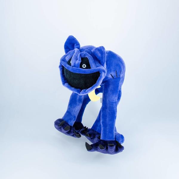 Quality Halloween Holiday Plush Toys Monster Blue Cat Stuffed Animals Embroidered Logos for sale
