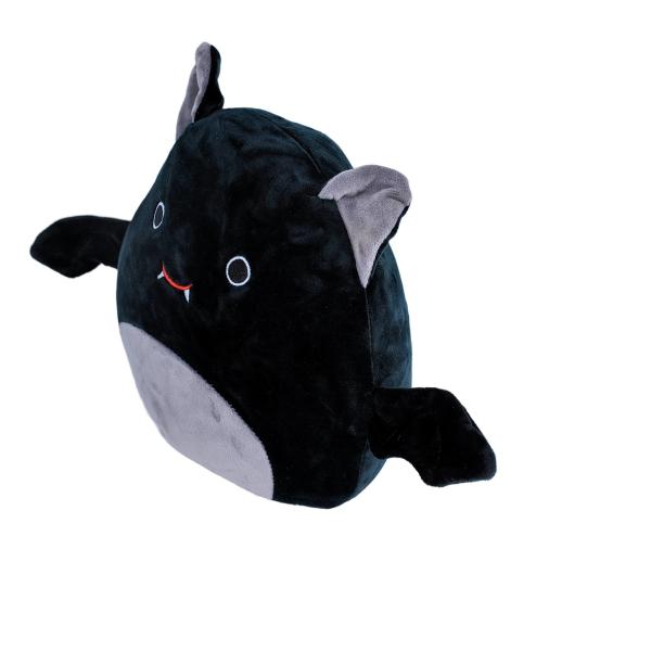Quality Cartoon Holiday Plush Toys Black Bat Stuffed Animal Pillow For Squish Halloween for sale