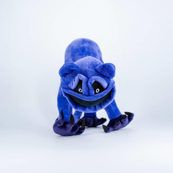 Quality Halloween Holiday Plush Toys Monster Blue Cat Stuffed Animals Embroidered Logos for sale