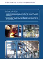 China Copper,Alu,Al-Alloy continuous casting and rolling line for sale