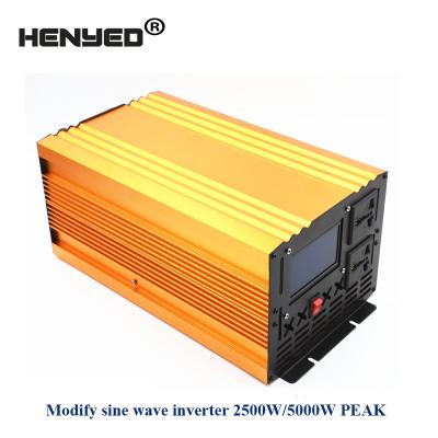 China 12v 2500w solar inverter for home modified sine wave for sale
