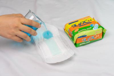 China Breathable PE Backsheet Sanitary Pads Customizable for Customer Requirements for sale
