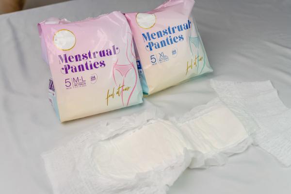 Quality Absorbent Overnight Period Panties White Breathable Unisex Overnight Underwear for sale