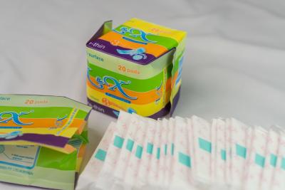 China Disposable Hypoallergenic Cotton Pantiliners with Adhesive for sale