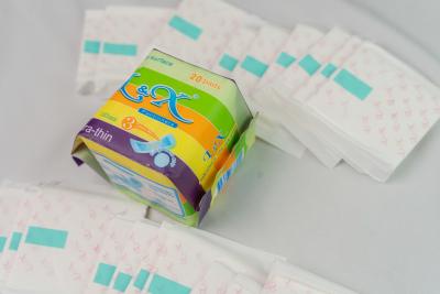 China External Cotton Pantiliners with Disposable Absorbent Core of Fluff Pulp Sap for sale